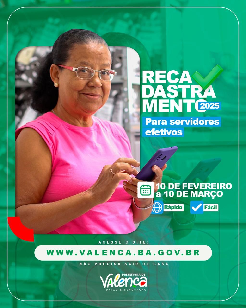 Começa nesta segunda feira (10), o recadastramento dos servidores ...